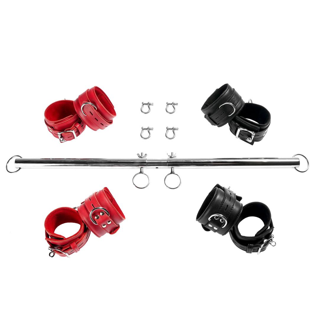Straight Spreader Bar and Cuff Set By Kink | KinkStore – Kink Store