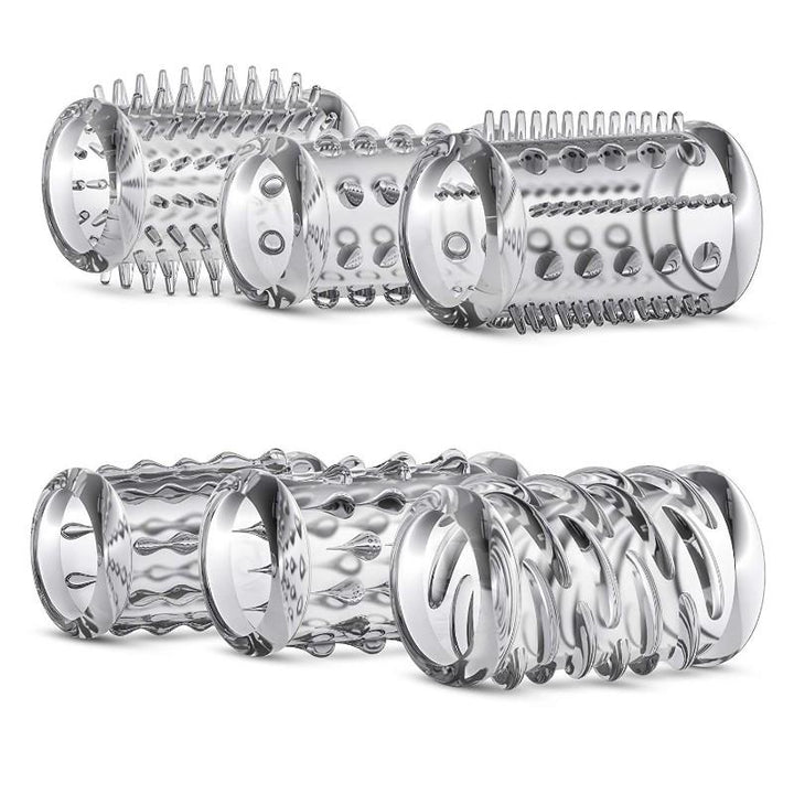 Blush Stay Hard 6-Piece Cock Sleeve Kit Clear | KinkStore – Kink Store